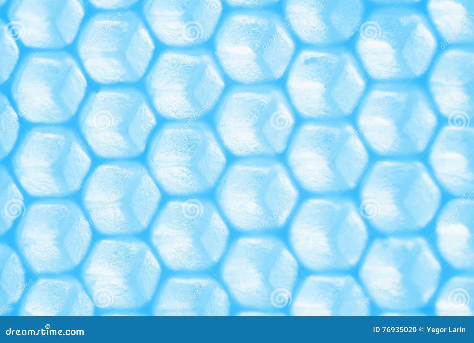 Abstract Background of Honeycomb Pattern in Blue Tones Stock Photo ...