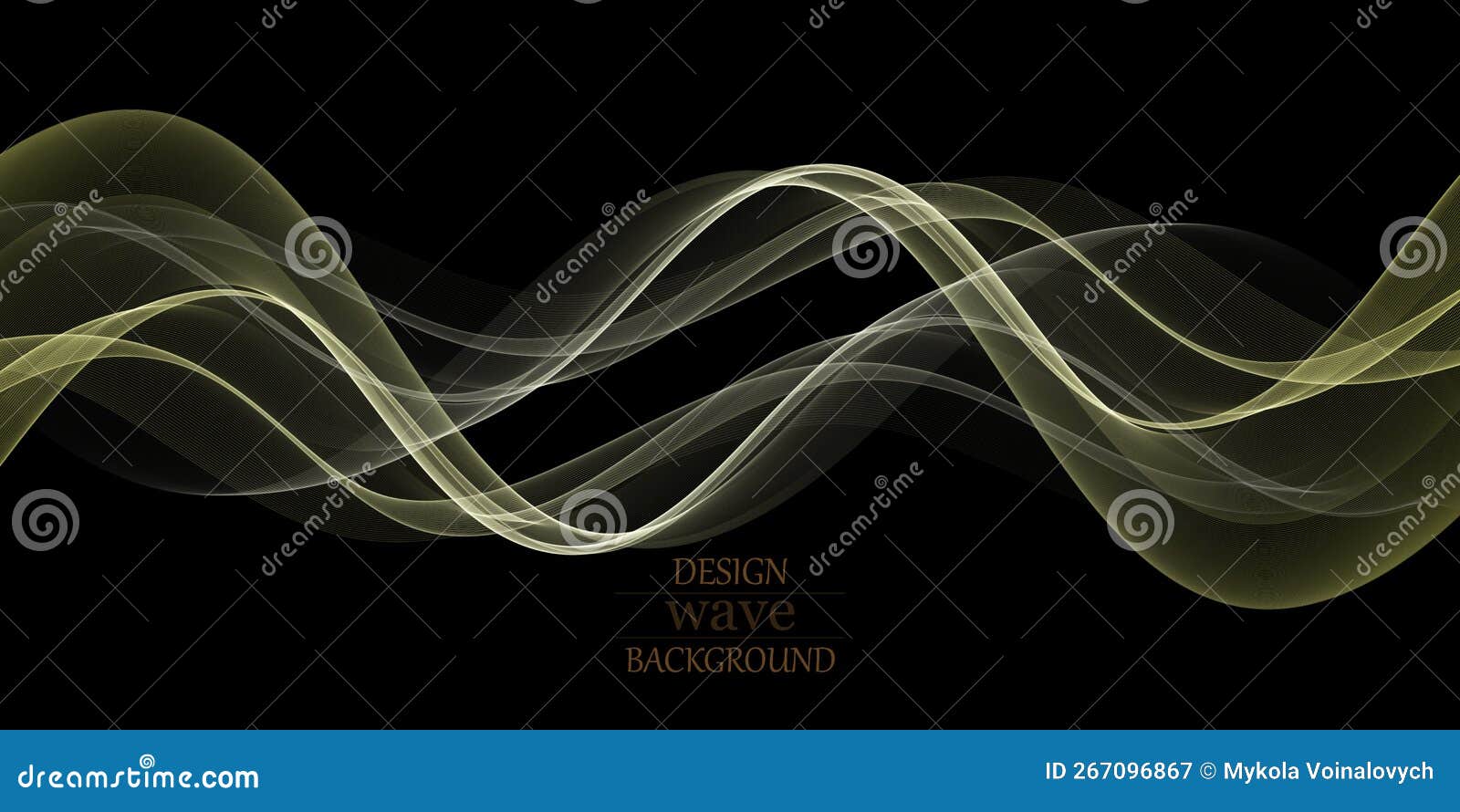 Abstract Dark Background, Wave Transparent Lines Background, Design ...