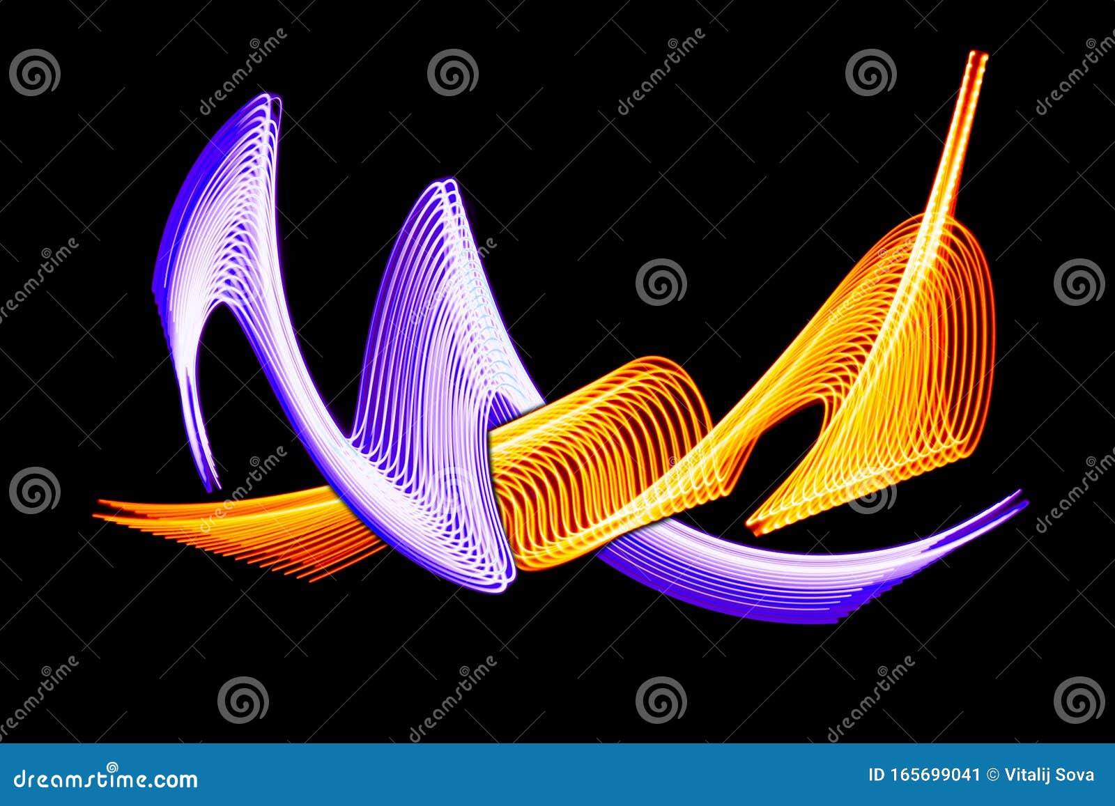 Abstract Background with Horizontal and Vertical Disruptions Stock ...