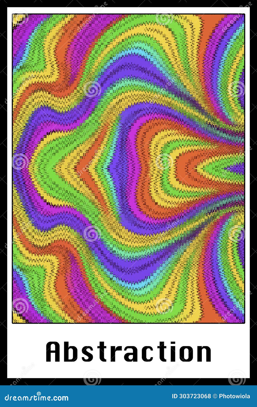 Abstract Background in Ikat Technique. for Use on Materials, in ...