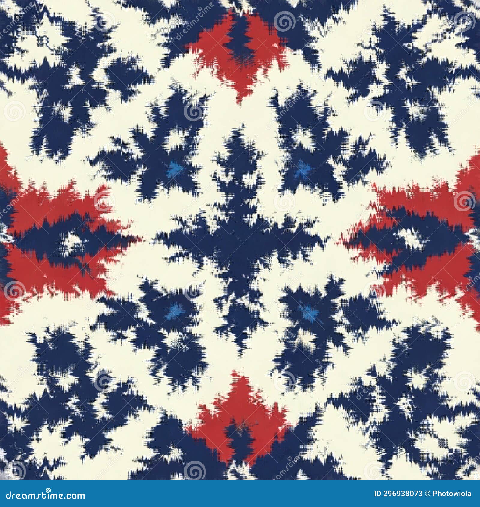 Abstract Background in Ikat Technique. for Use on Materials and Graphics Stock Illustration ...