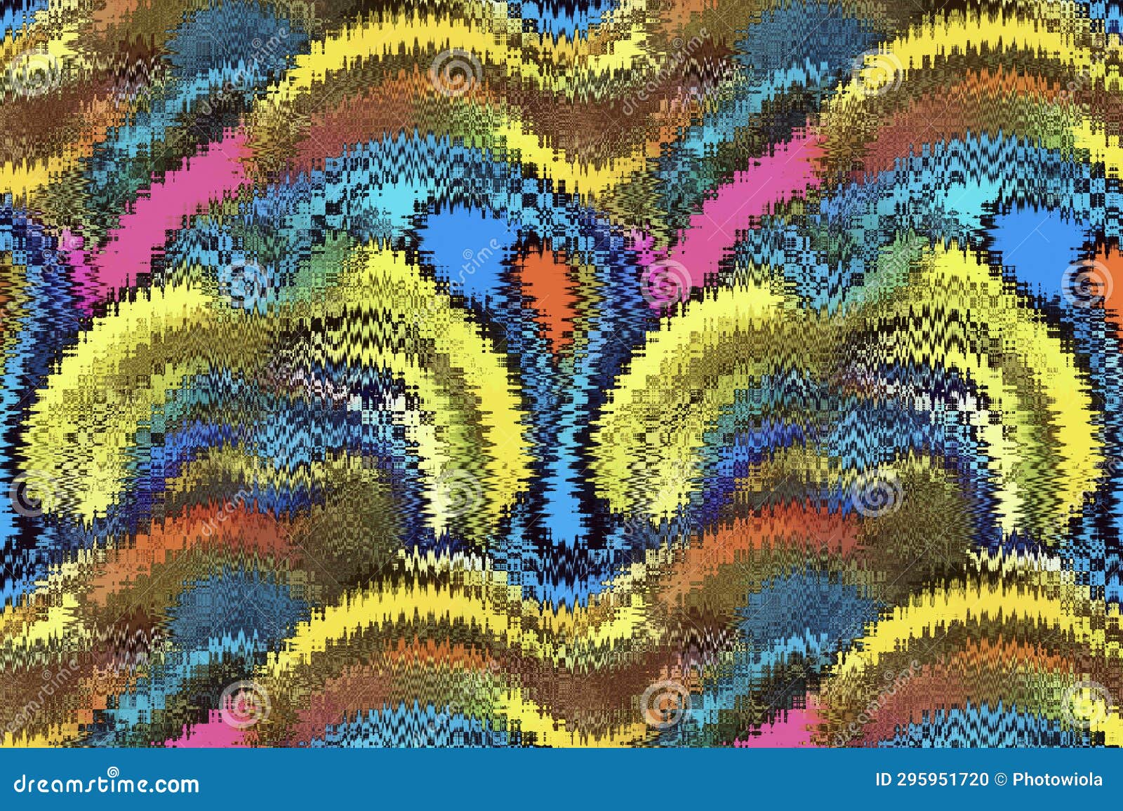 Abstract Background in Ikat Technique. for Use on Materials and ...