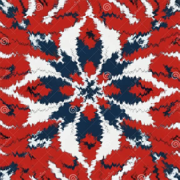 Abstract Background in Ikat Technique. for Use on Materials and Graphics Stock Illustration ...