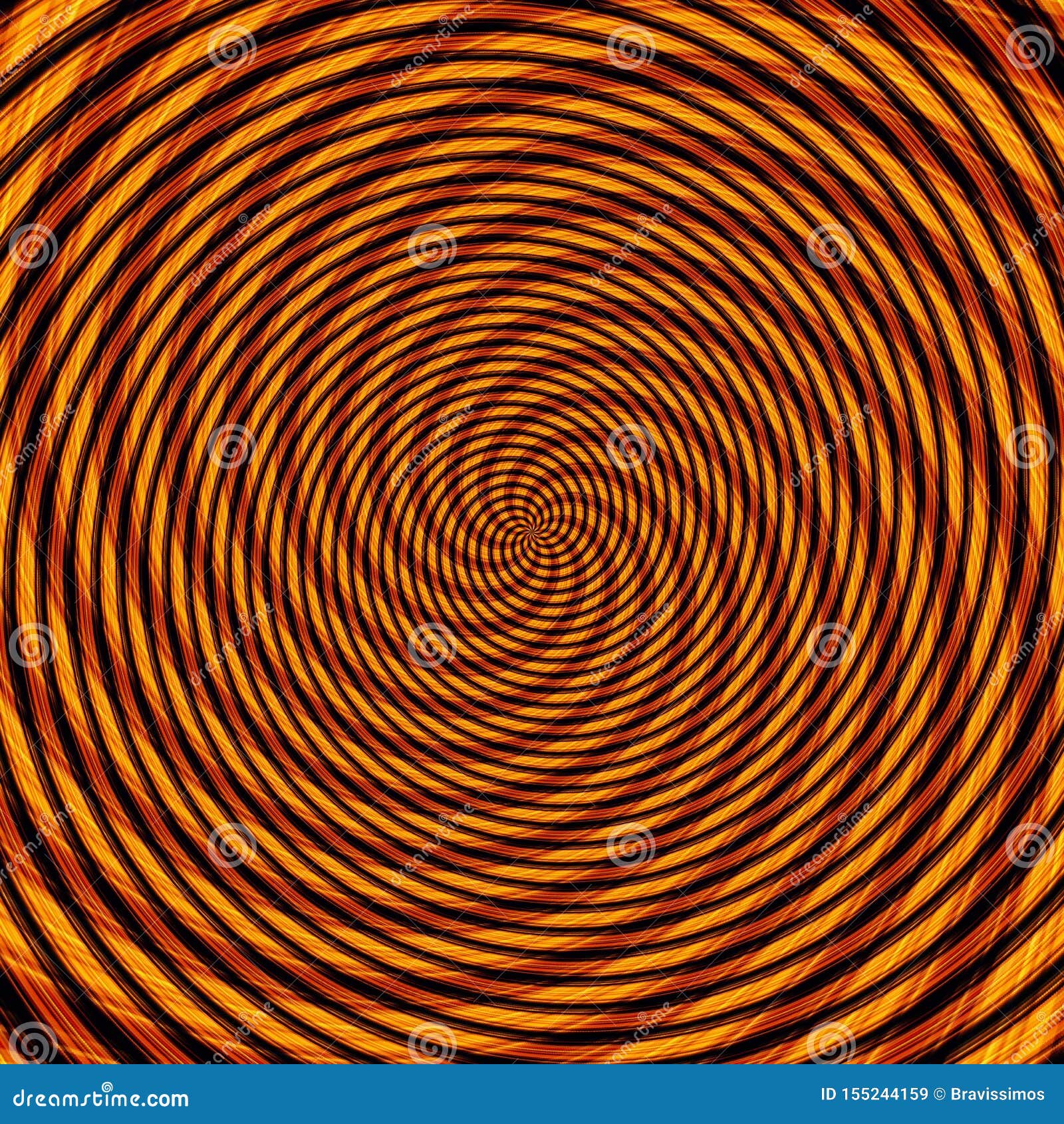 Abstract Background Illusion Hypnotic Illustration, Colorful Deception ...