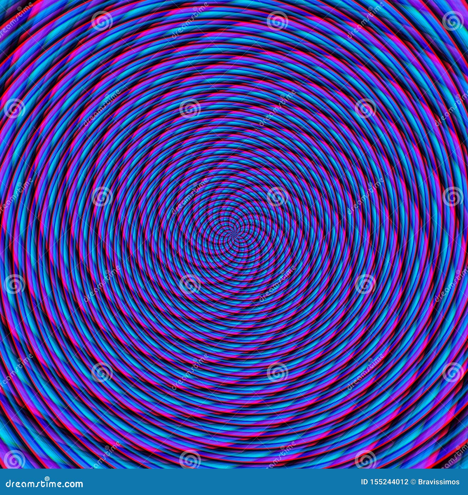 Hypnotic Of Rotation. Perpetual Rotation Illusion. Background With ...