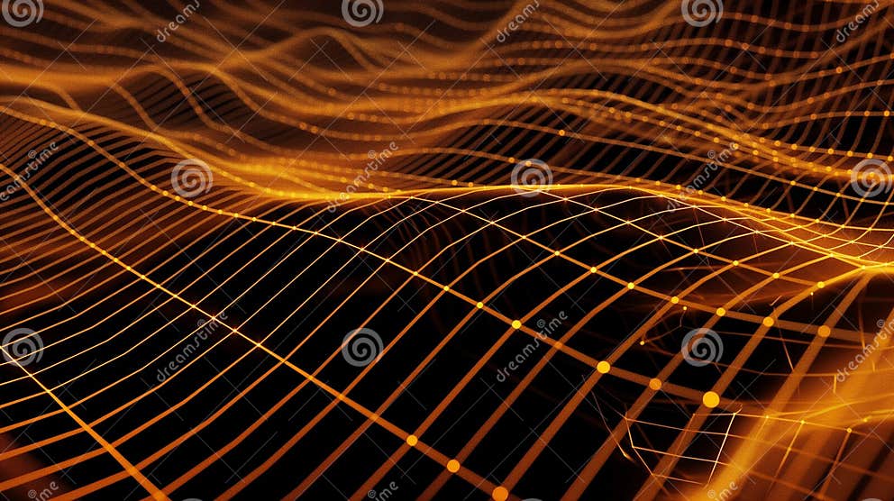 Abstract Background Illustrating Finance. Grid of Intersecting Lines ...