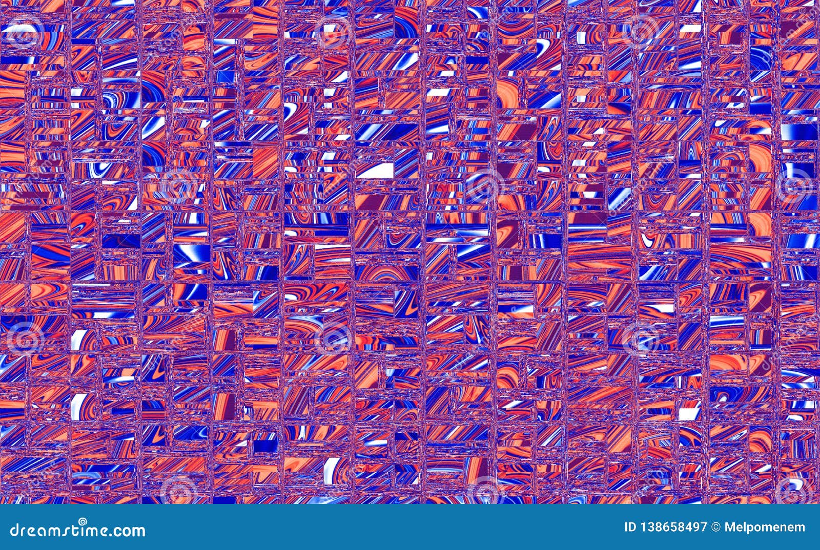 Abstract Background Illustration with Repeated Boxes Pattern Stock ...