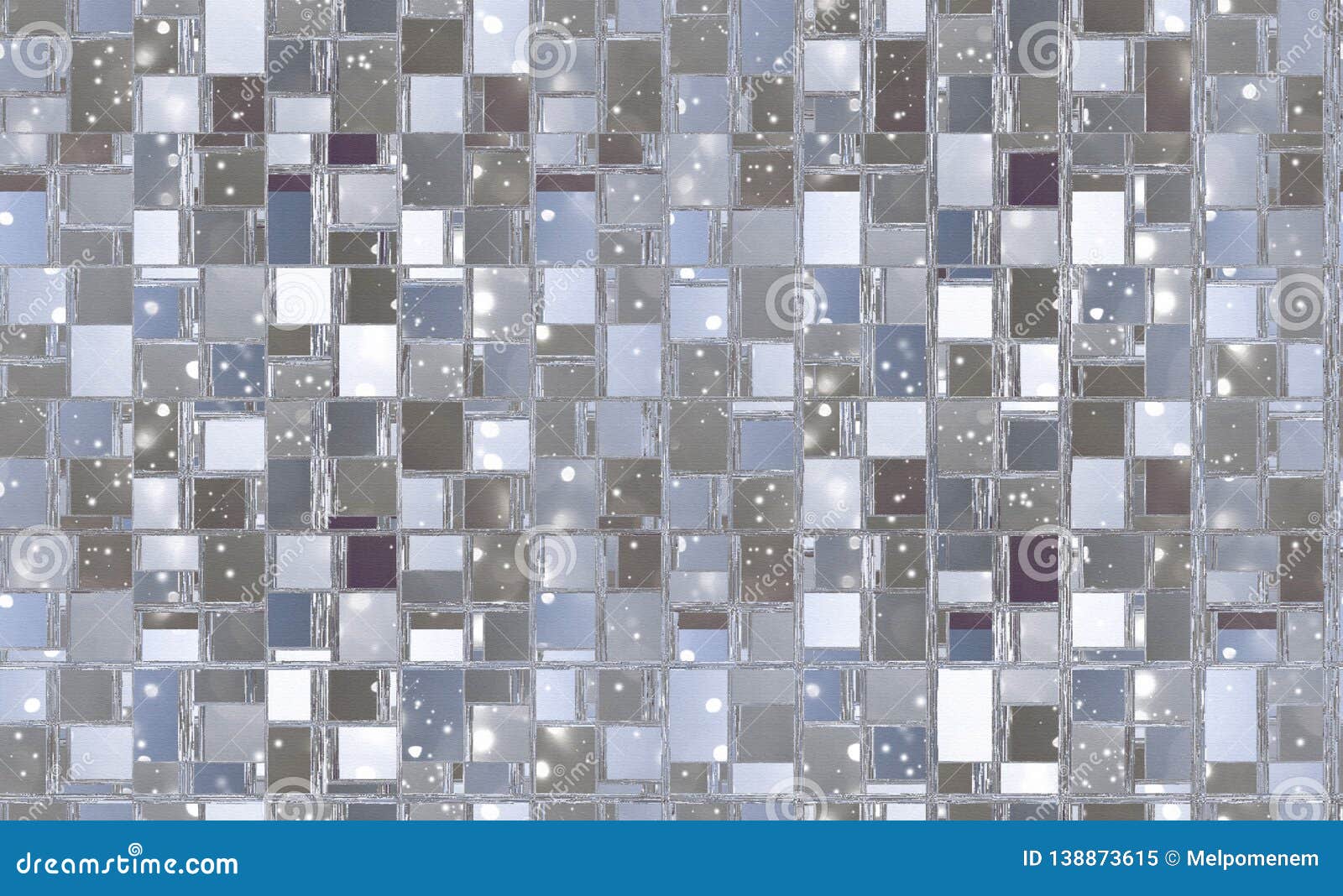 Abstract Background Illustration with Repeated Boxes Pattern Stock ...