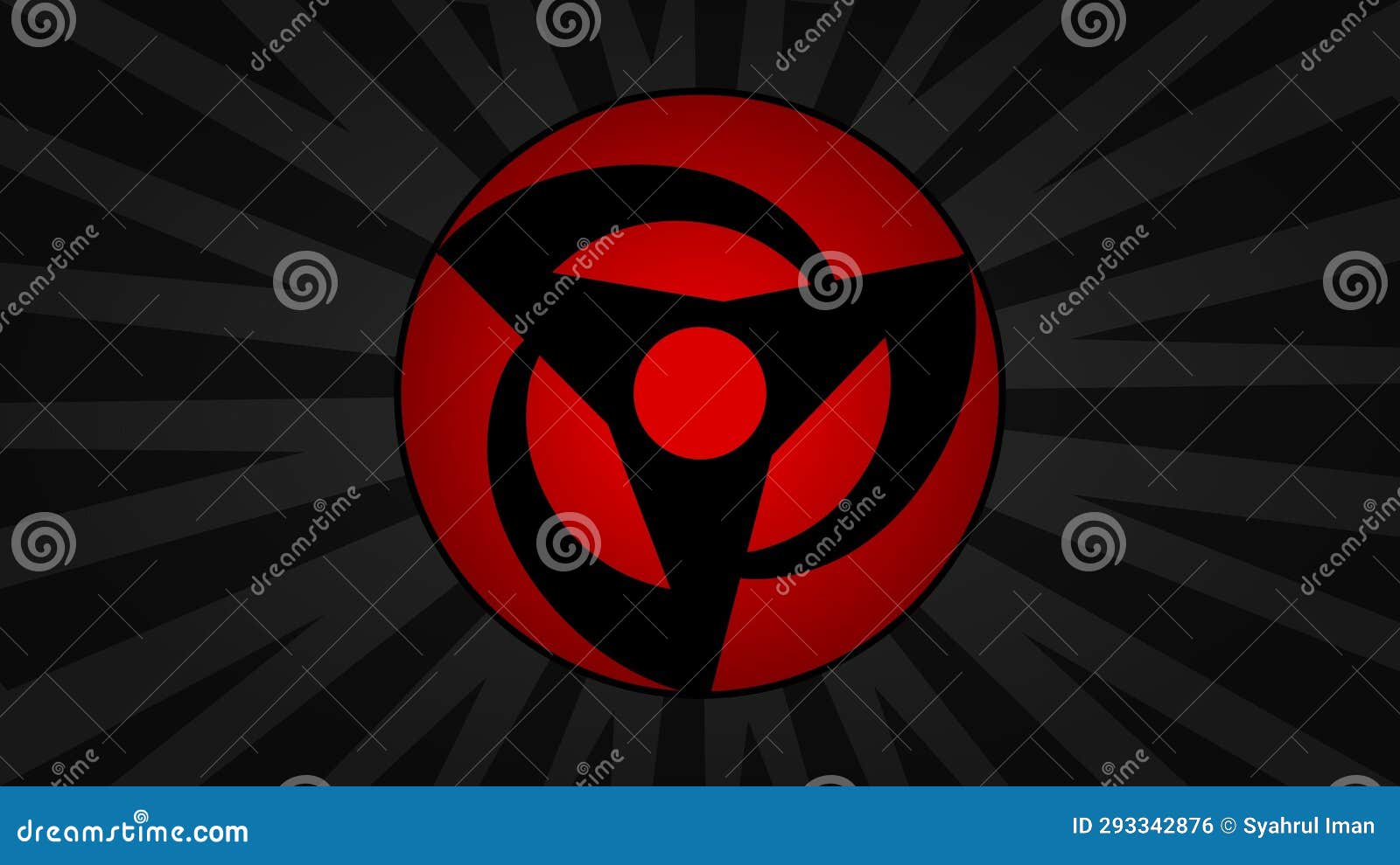 Abstract Background Illustration - Mangekyou Sharingan Illusion Royalty ...