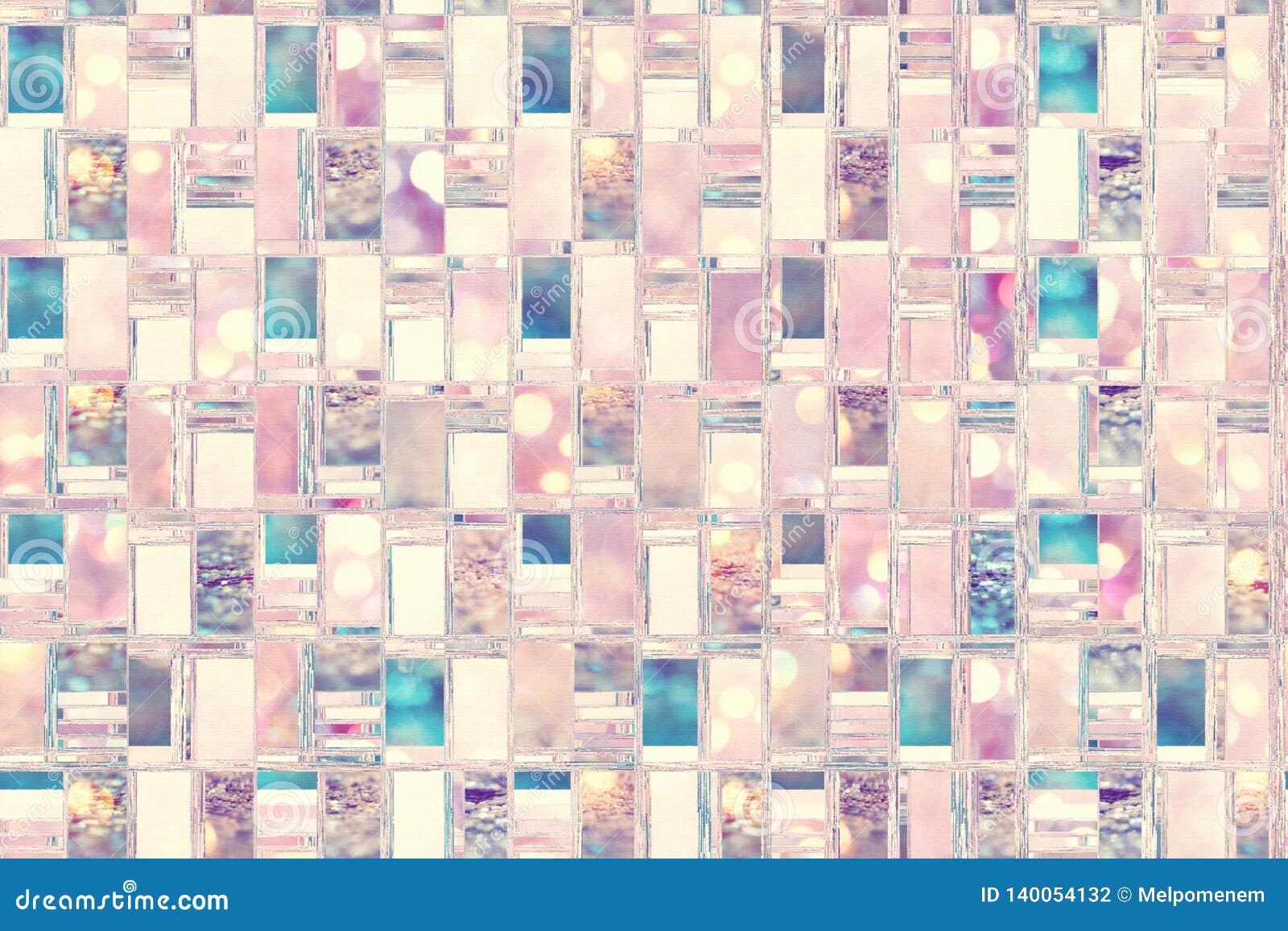 Abstract Background Illustration with Repeated Boxes Pattern Stock ...
