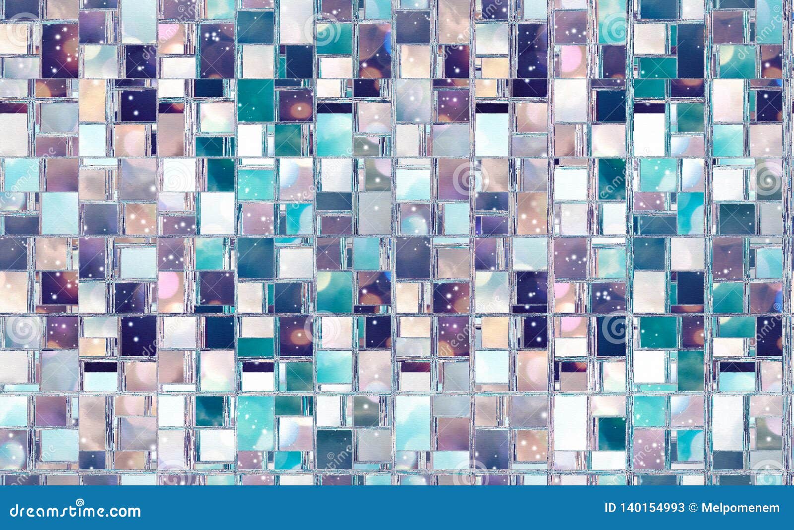 Abstract Background Illustration with Repeated Boxes Pattern Stock ...
