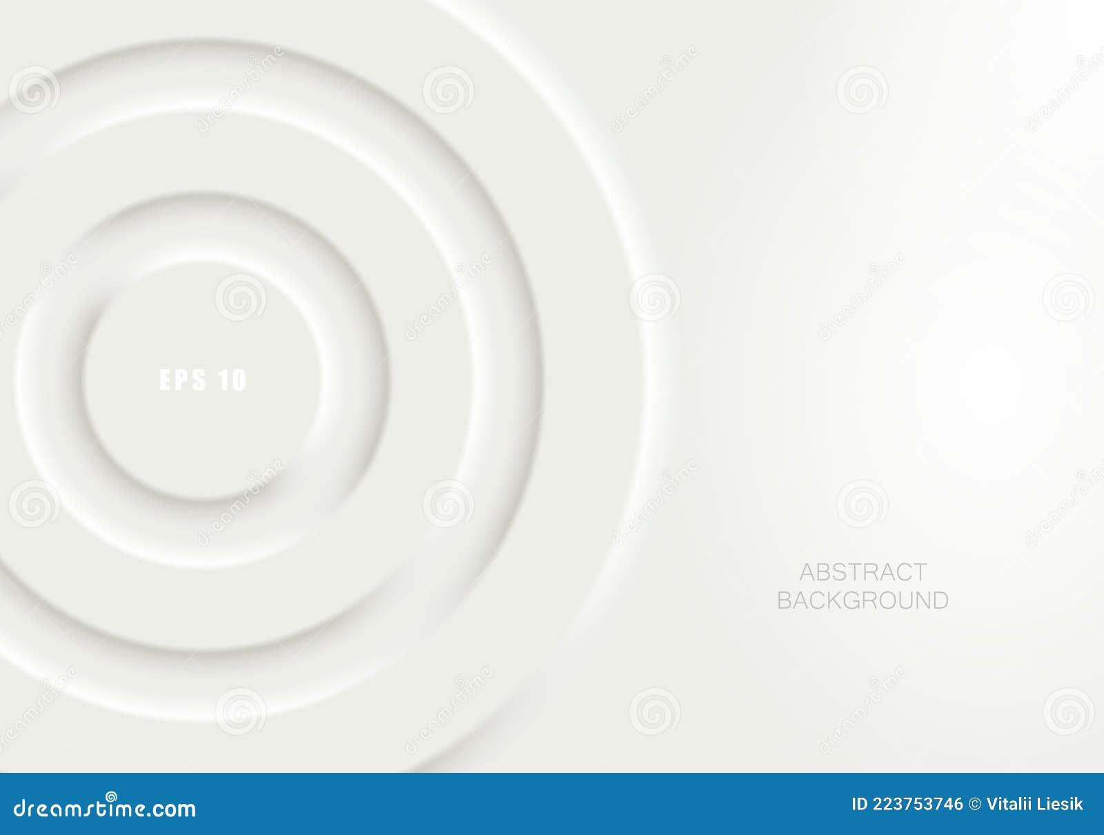 Abstract Background Illustration in White Neomorphism Style. Minimal ...