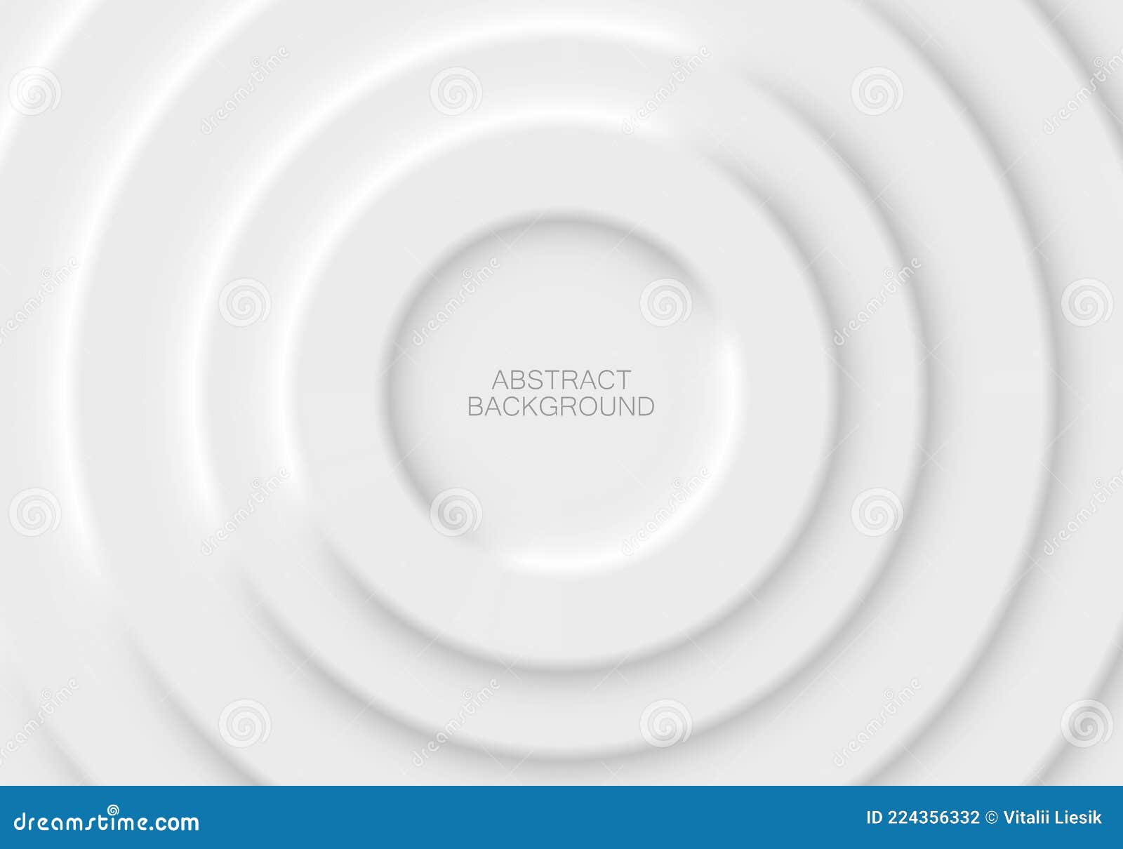 Abstract Background Illustration in White Neomorphism Style. Minimal ...