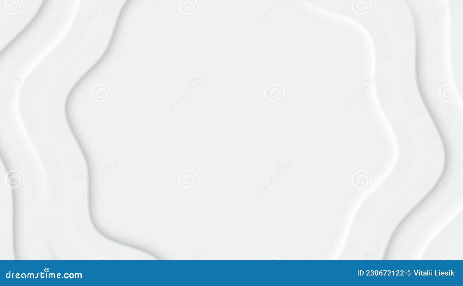 Abstract Background Illustration in White Neomorphism Style. Minimal ...