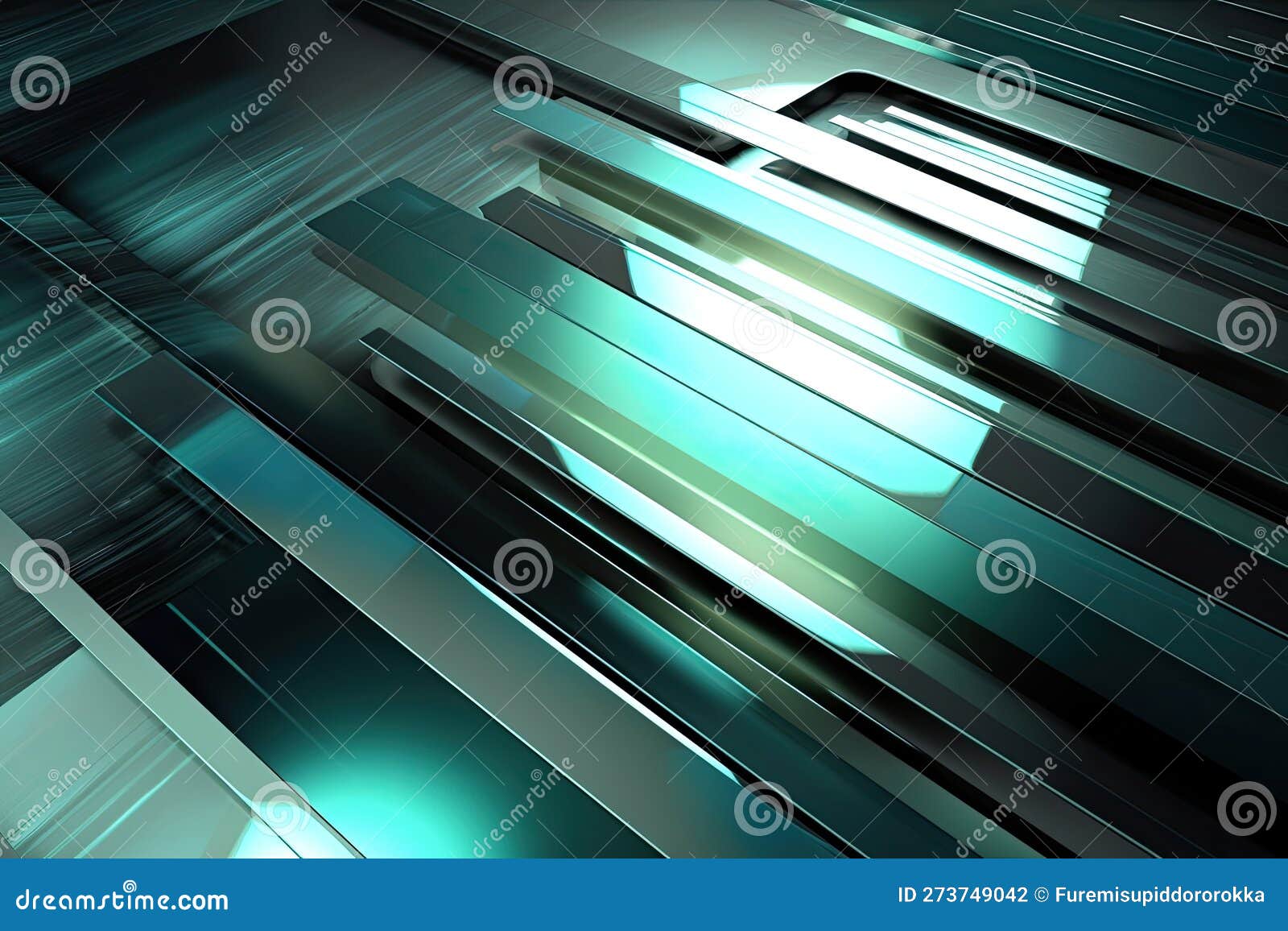 Abstract Background Image with a Futuristic Feel, Featuring Metallic ...