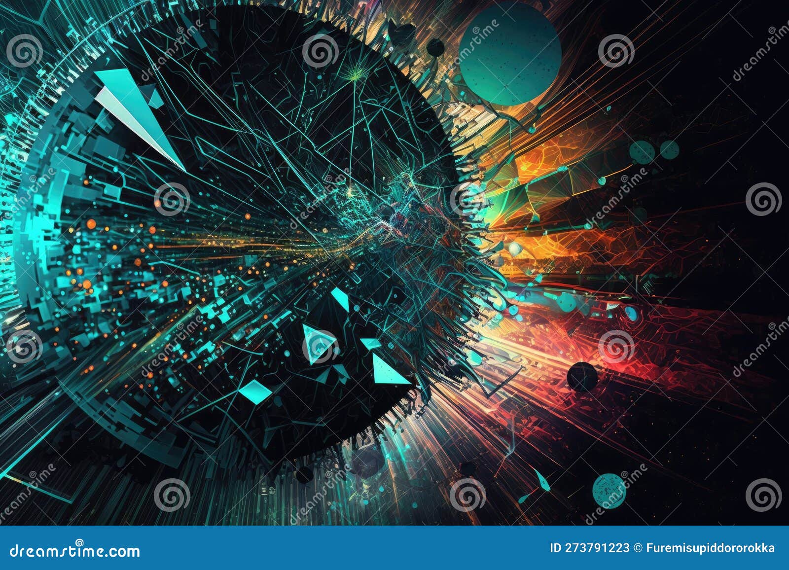 An Abstract Background Image that Represents the Complexity of the ...