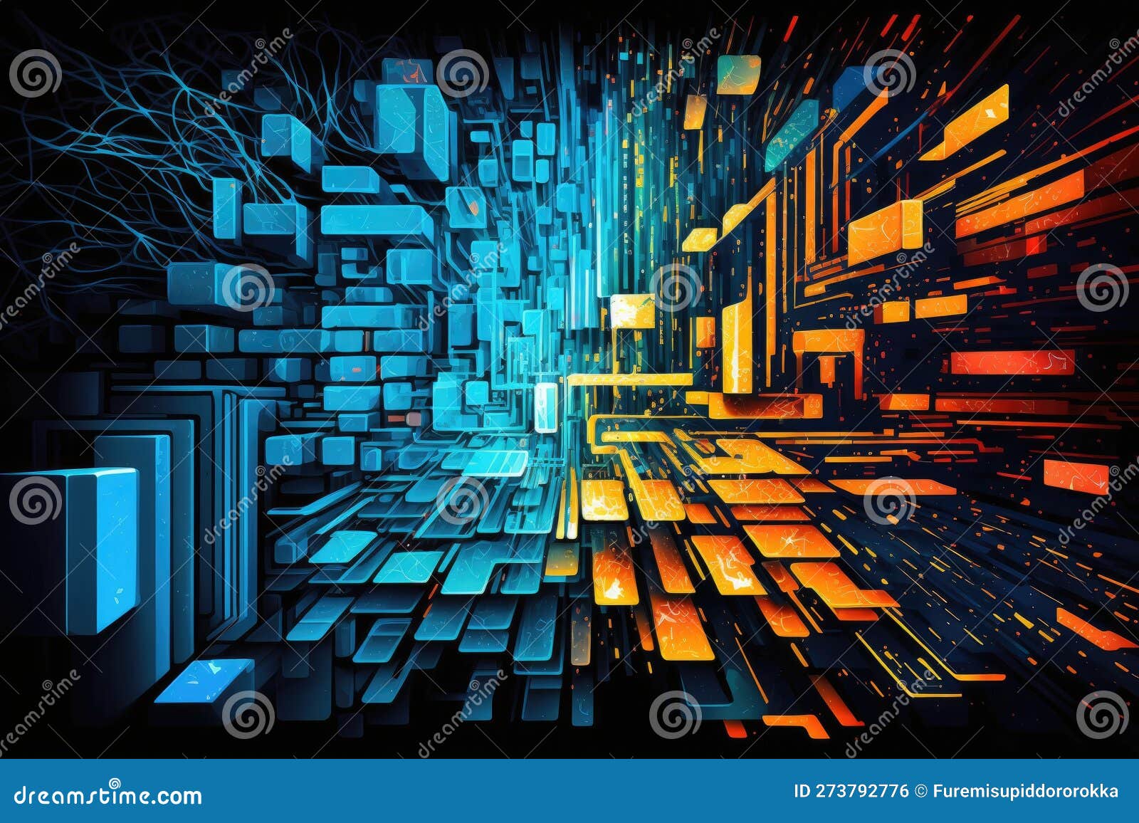 An Abstract Background Image that Represents the Complexity of the ...
