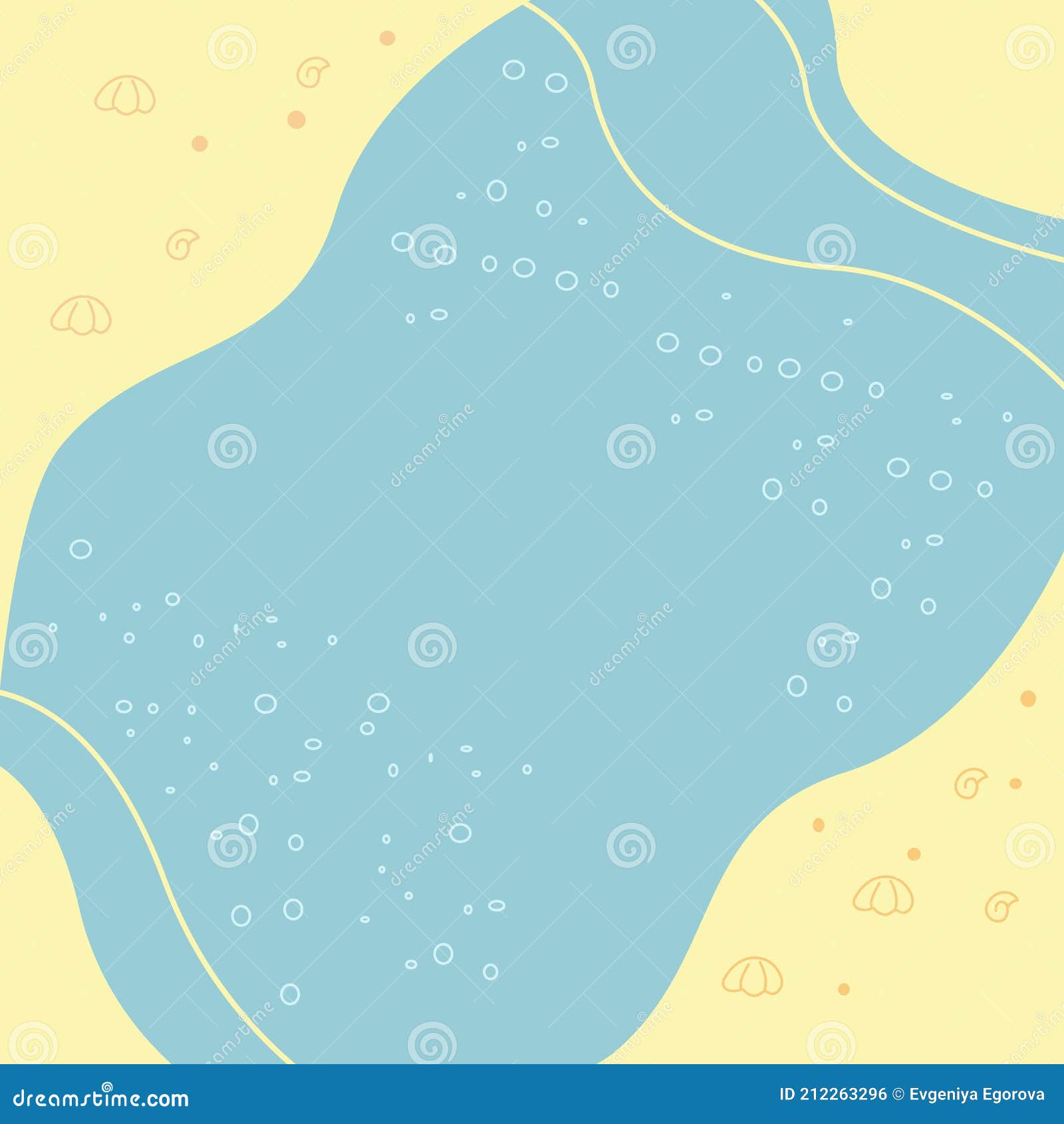 Abstract Background Image of a Sea Beach Stock Vector - Illustration of ...