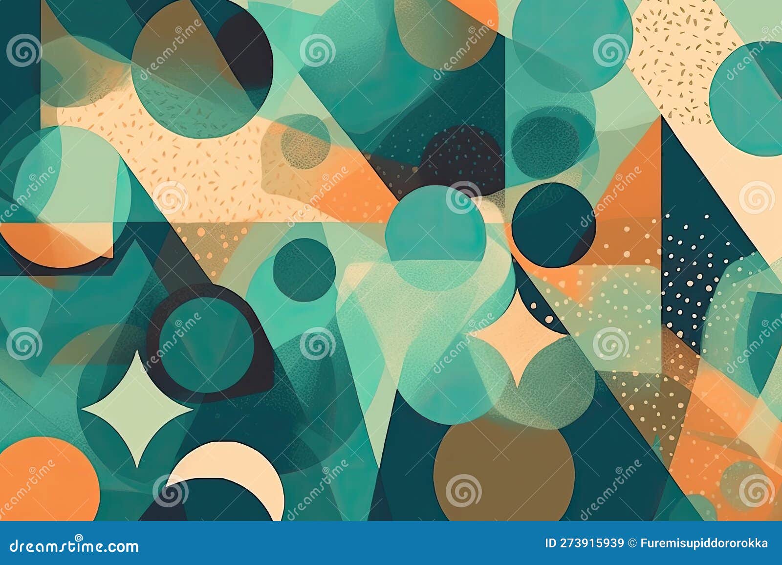 Abstract Background Image Using a Combination of Geometric and Organic ...