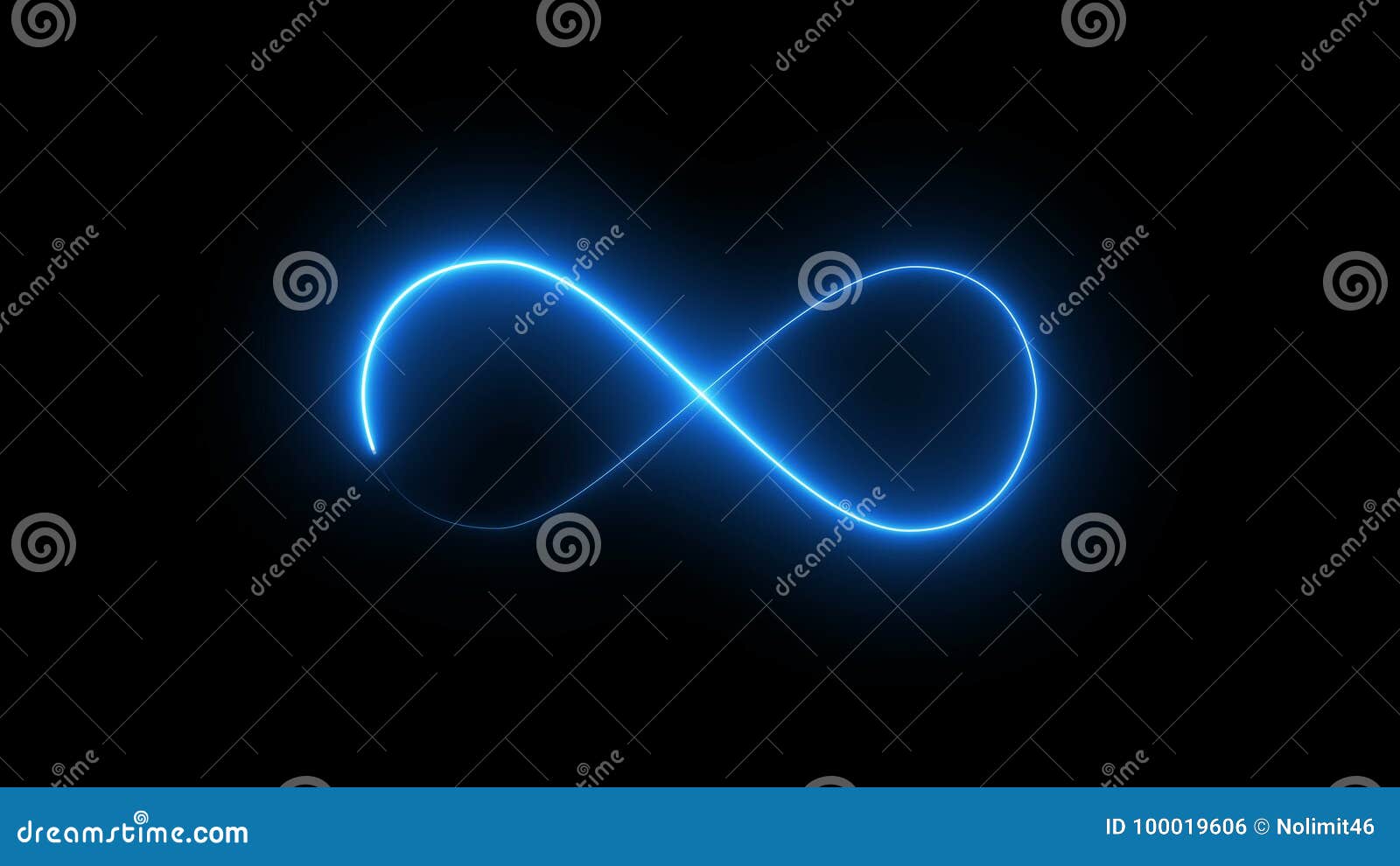 Abstract Background with Infinity Sign. Digital Background Stock ...