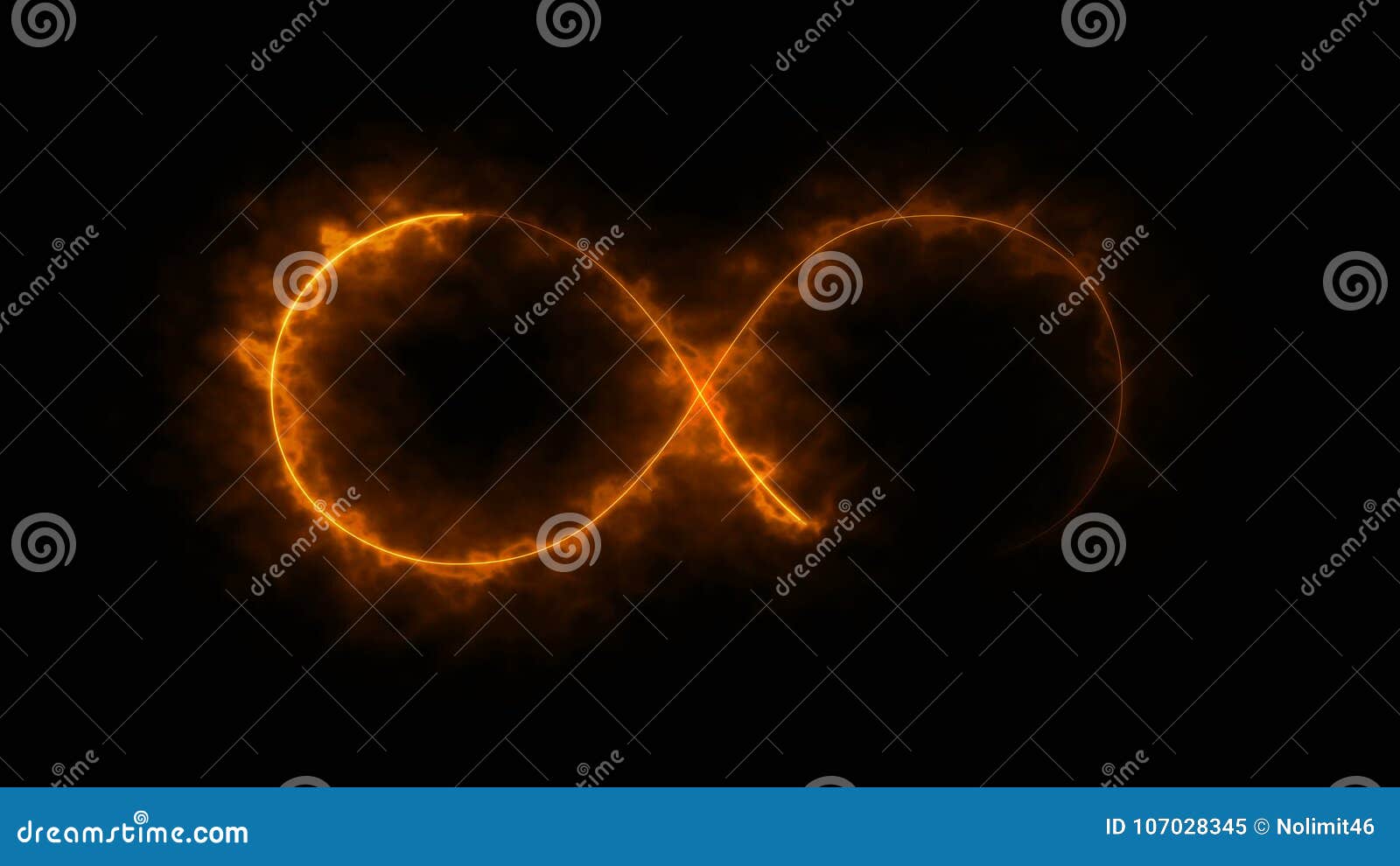 Abstract Background with Infinity Sign. Digital Background Stock ...
