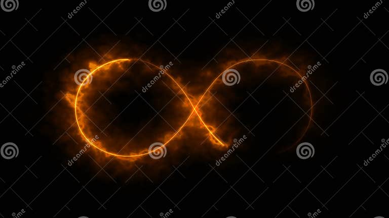 Abstract Background with Infinity Sign. Digital Background Stock ...