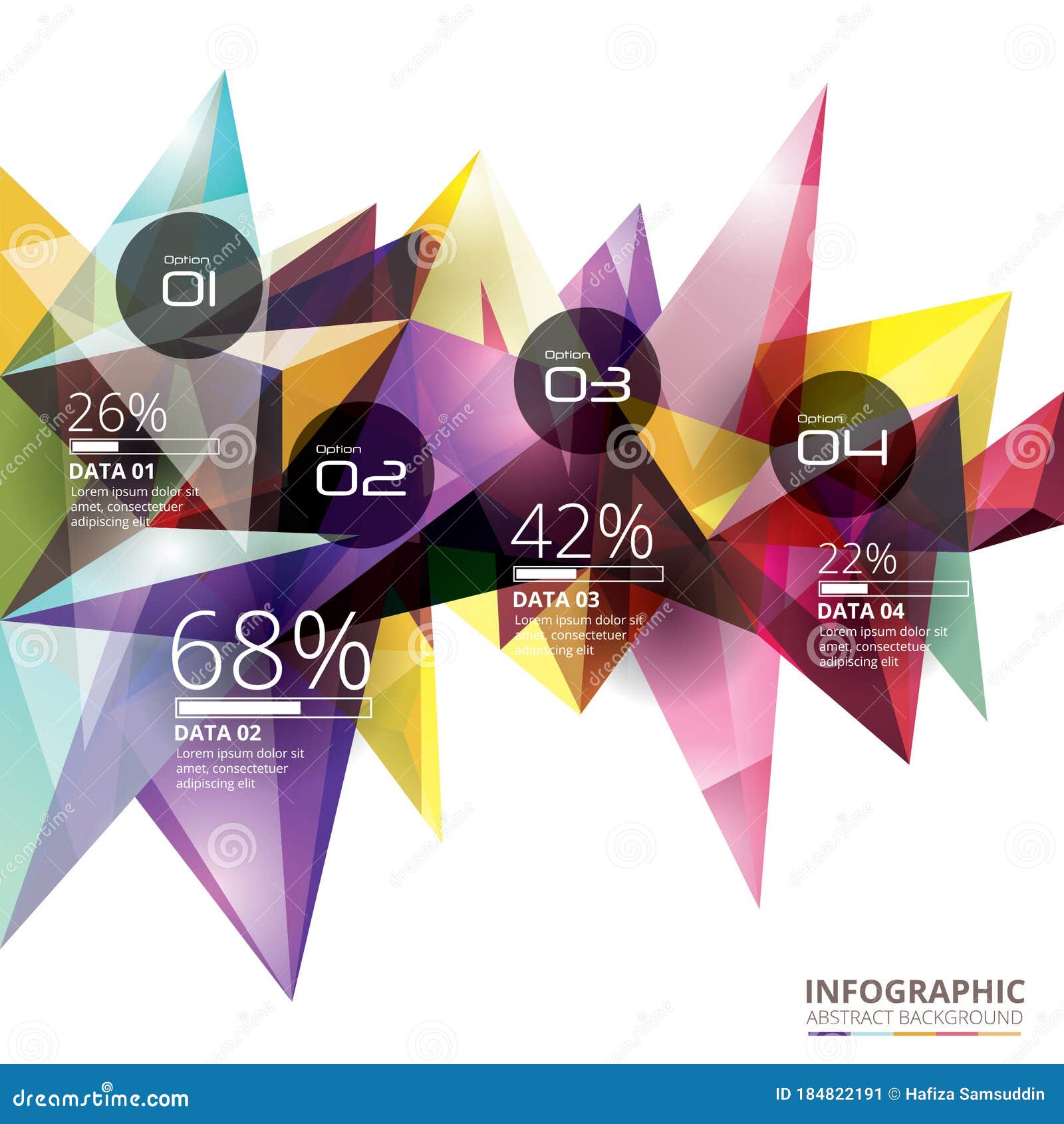 Abstract Background Infographic. Vector Illustration Decorative ...