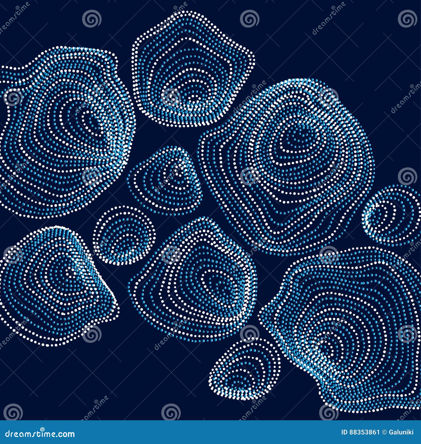 Abstract Background Inspired by Nature Stone Shapes. Dynamic Emitted ...