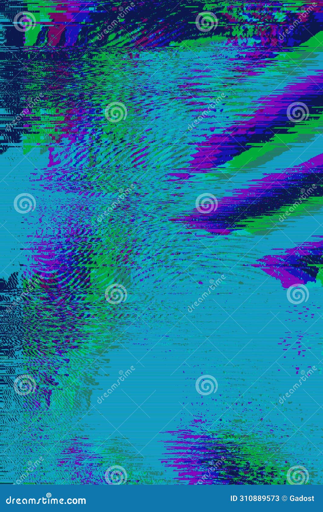 Abstract Background with Interlaced Digital Glitch and Distortion ...