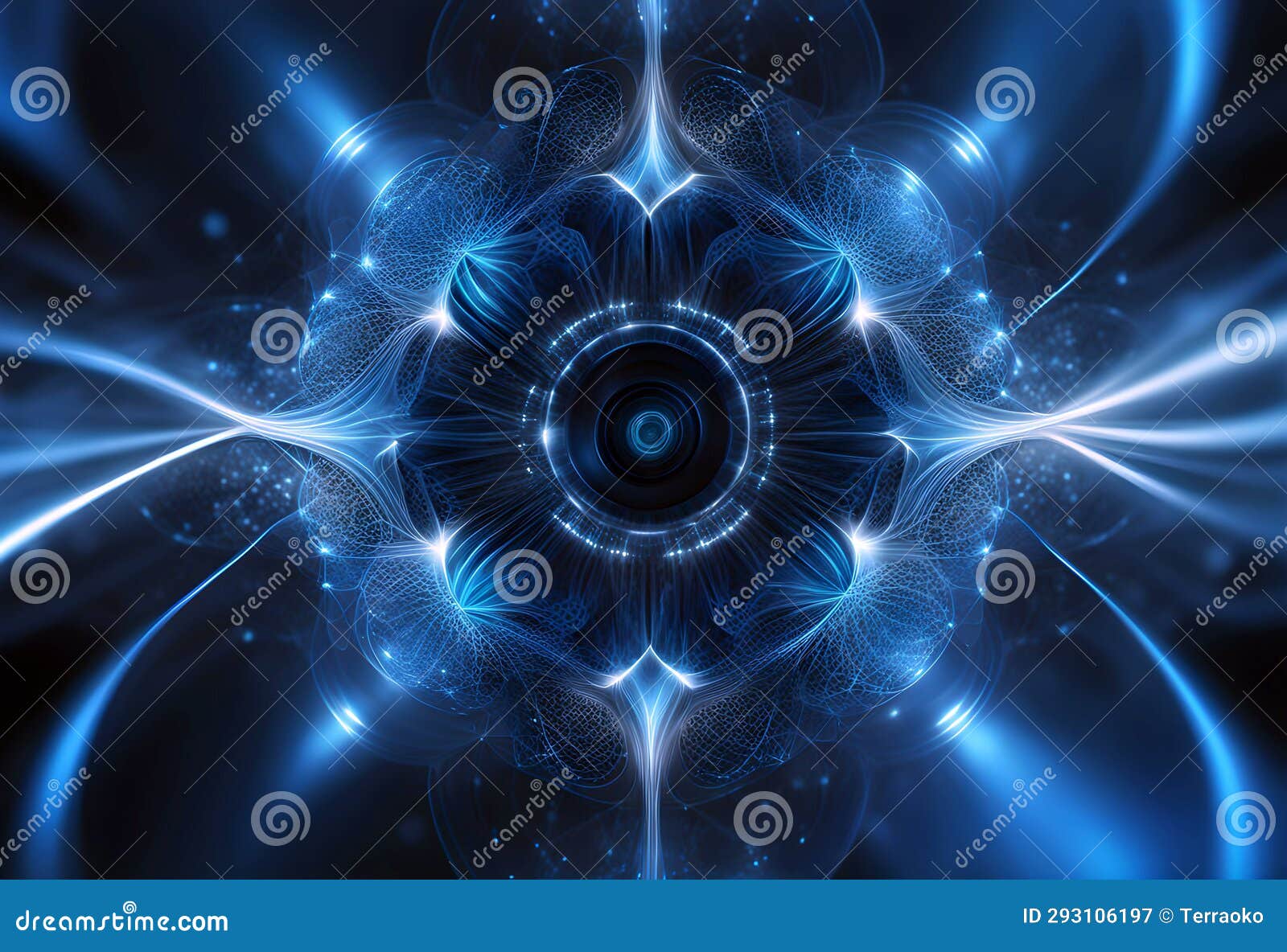 Abstract Background of Intertwining Neural Connections. Concept of E ...