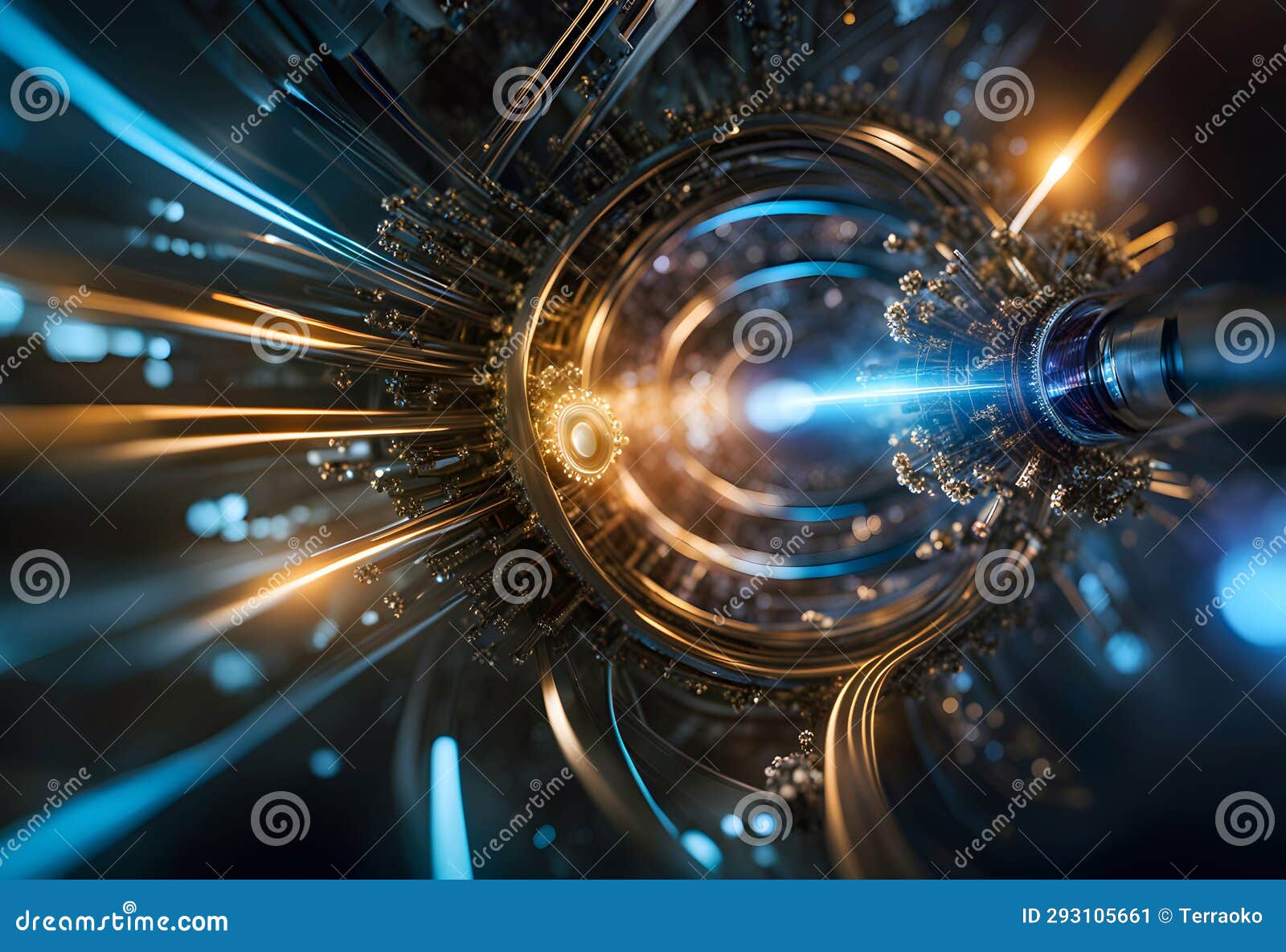 Abstract Background of Intertwining Neural Connections. Stock ...