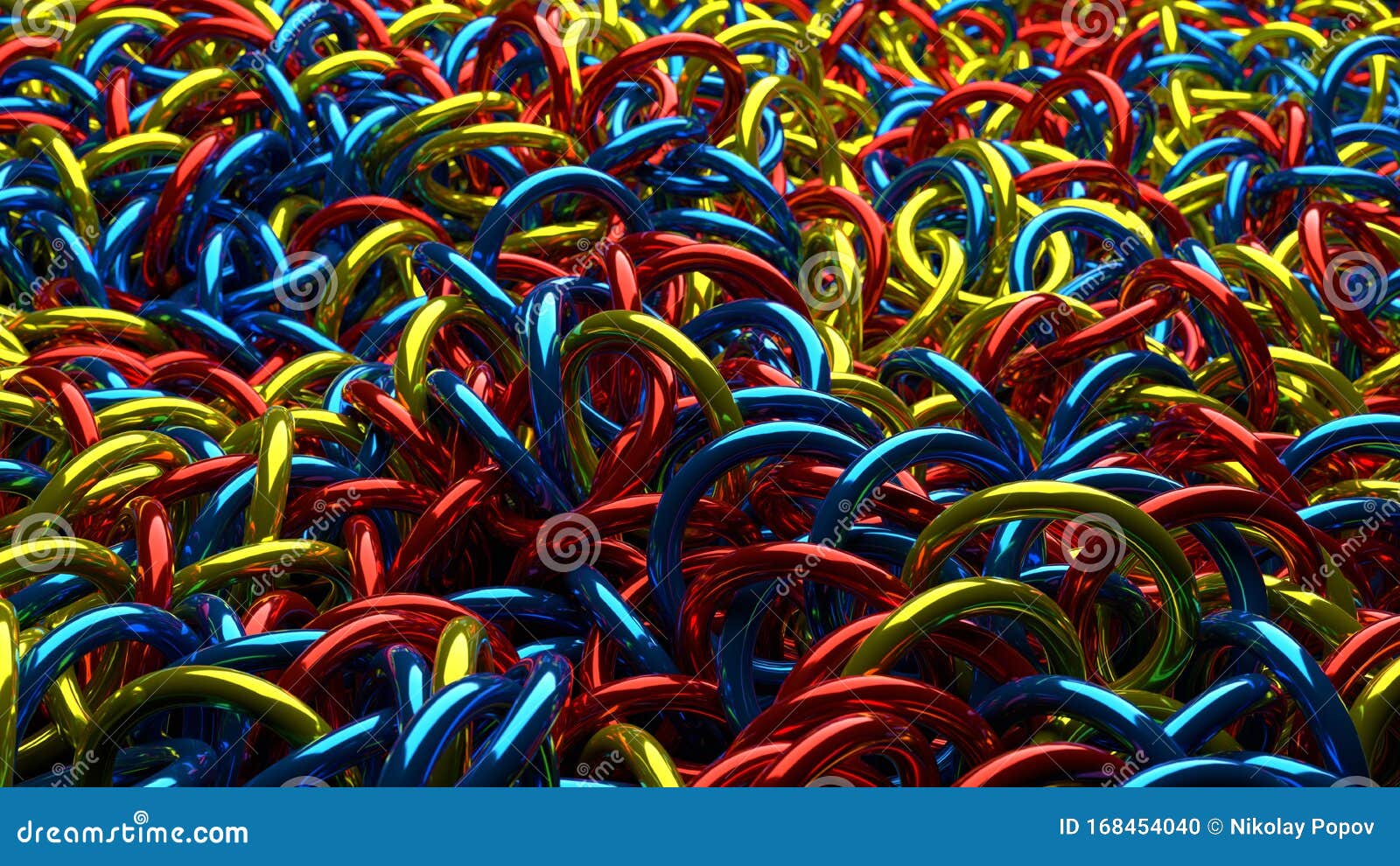Abstract Background of Interwoven Elements Stock Illustration ...