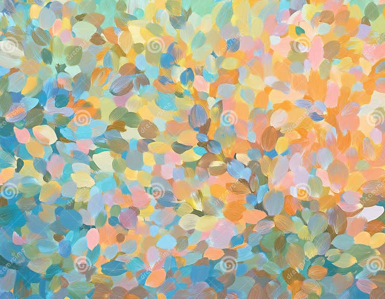 Abstract Background with Leaf Textures Layered Transparency Creating ...