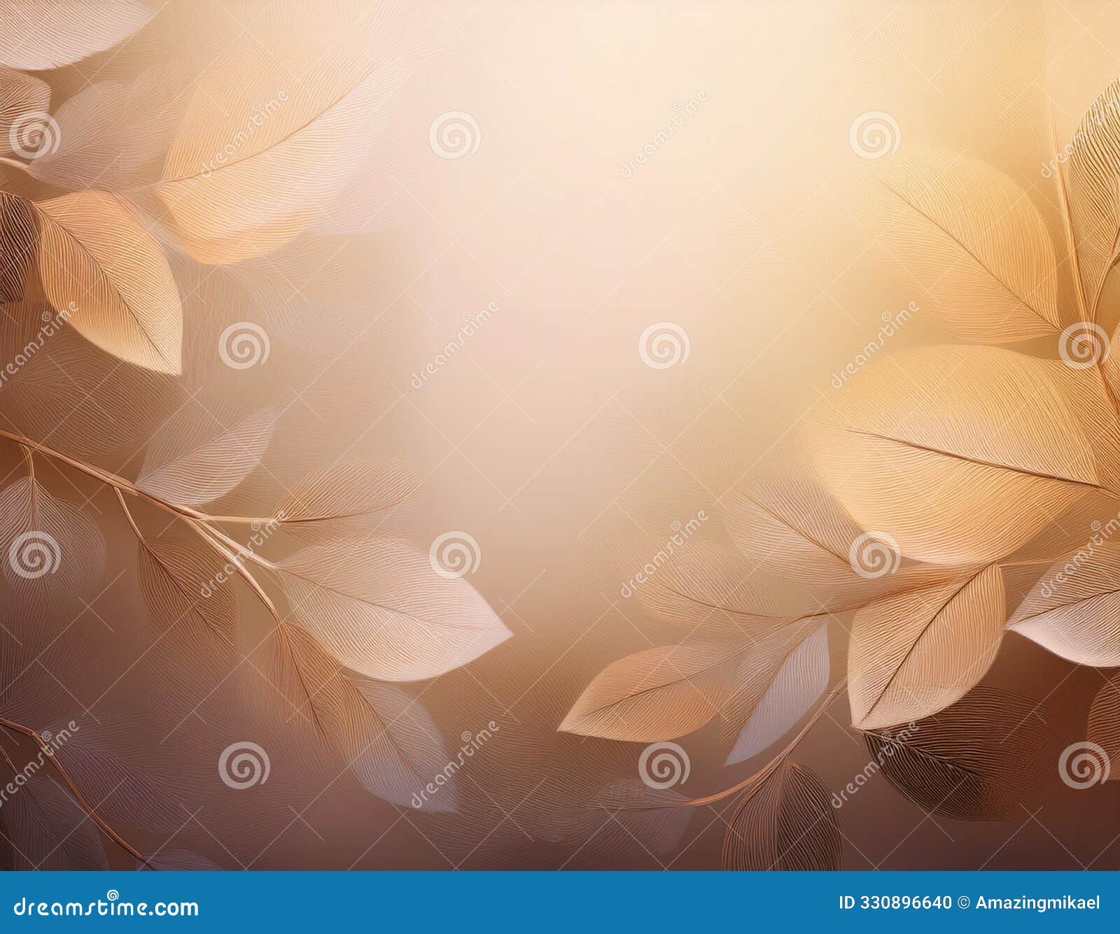 Abstract Background with Leaf Textures Layered Transparency Creating ...