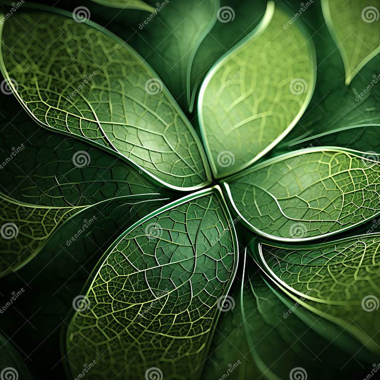 Realistic Hyper-detailed Leaf Wallpaper Inspired by Biomimicry Stock ...