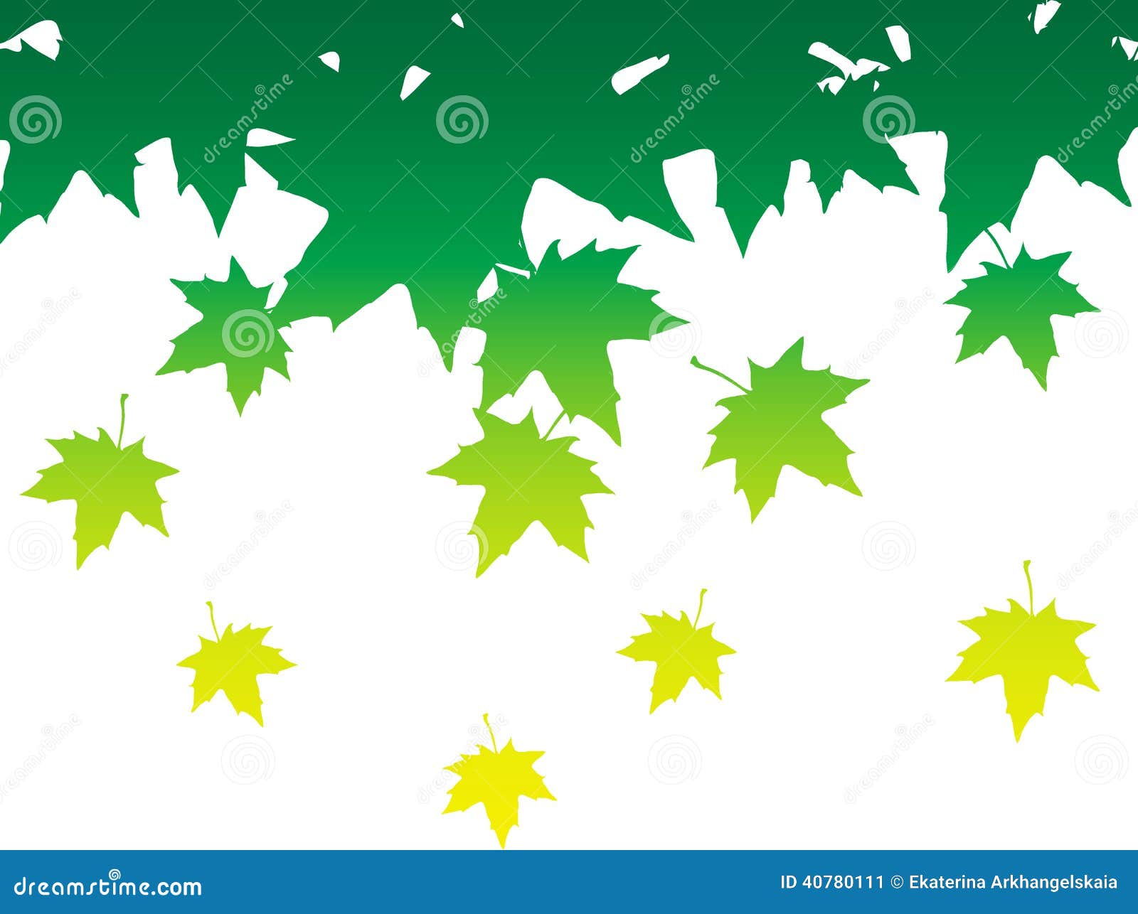 Abstract Background with Leaves of Maple Stock Vector - Illustration of ...