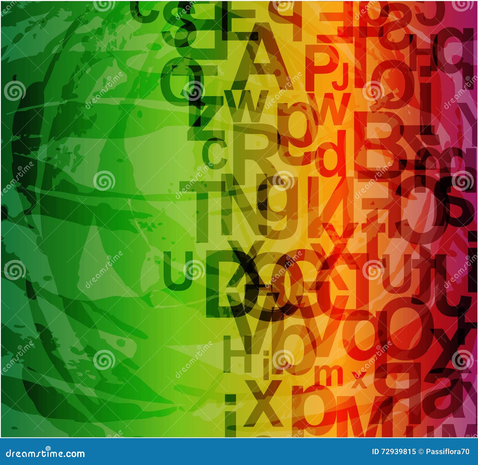 Abstract Background with Letters Stock Vector - Illustration of ...