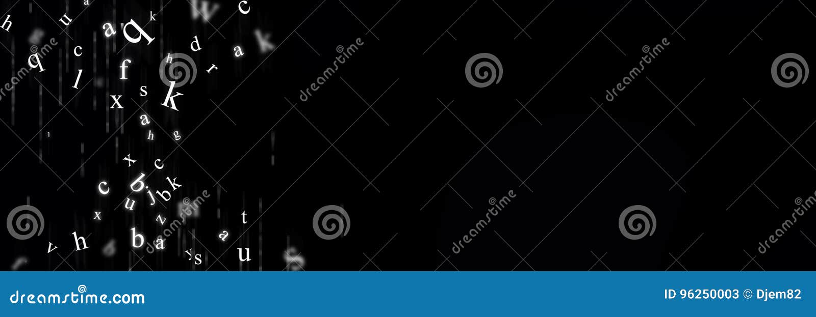 Abstract Background with Letters. Stock Illustration - Illustration of ...