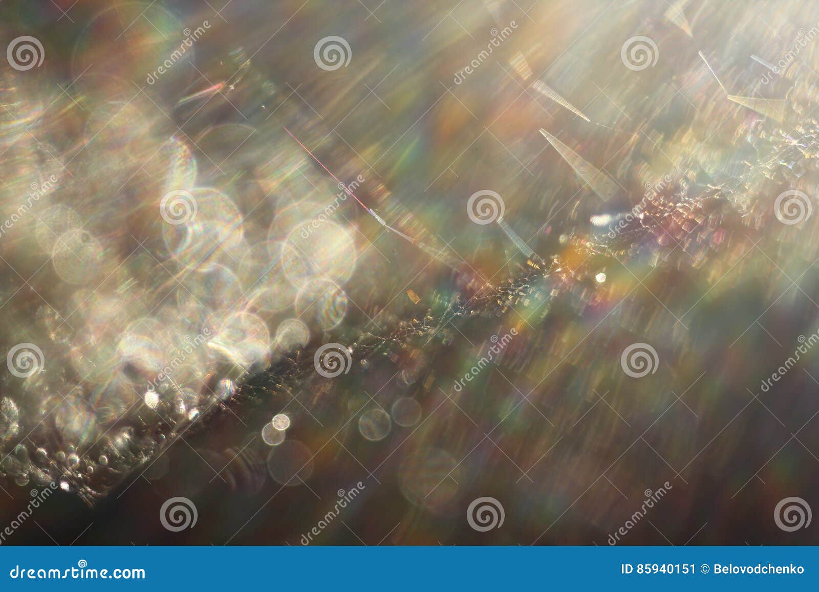 Abstract Background - Light Color Flashes and Rays on Black. Lens Flare ...