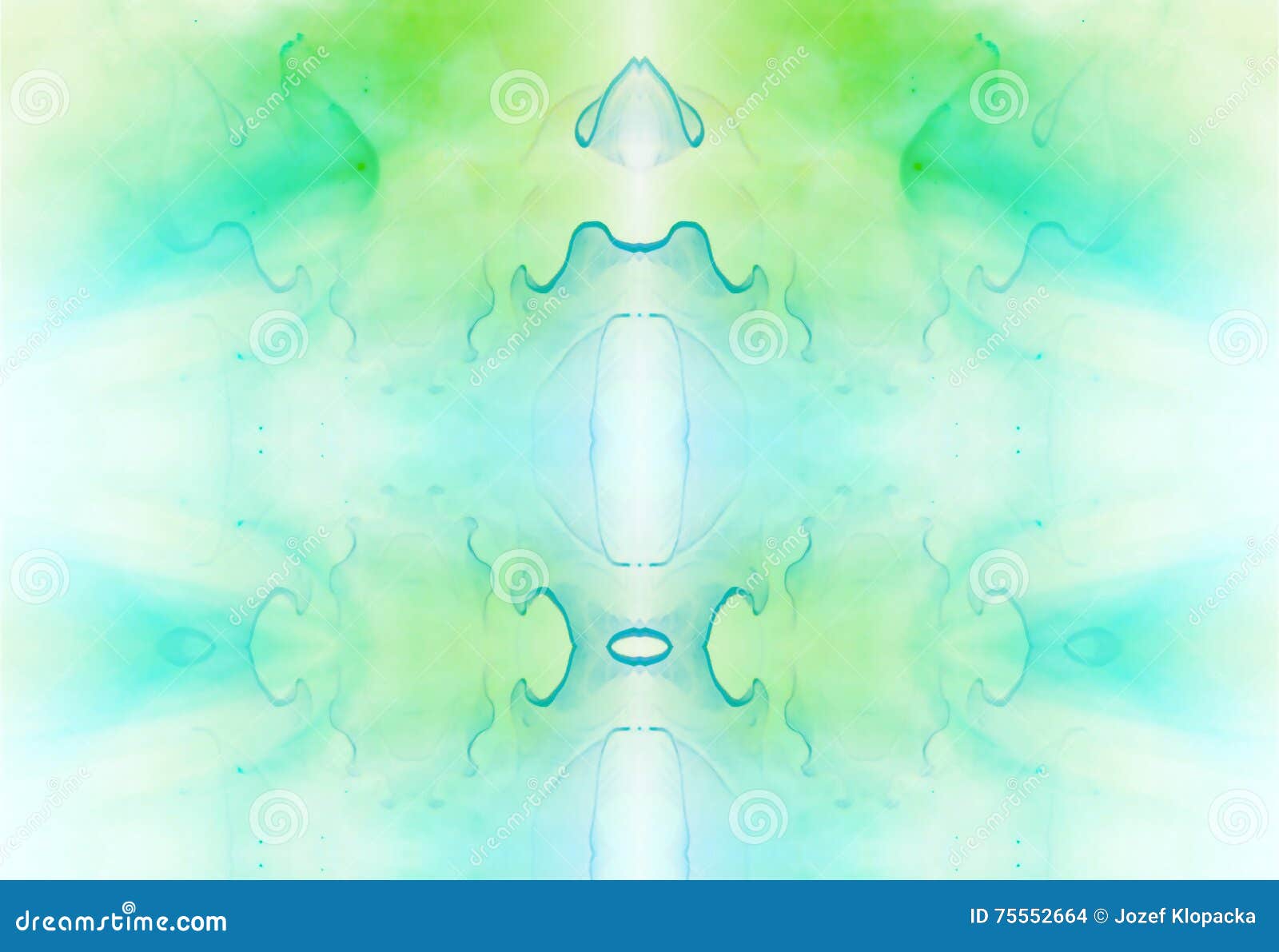 Abstract Background with Light Green and Blue Structure. Stock ...