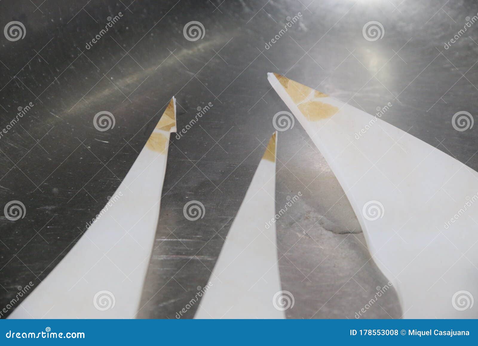 Grey Background with Light Reflections and White Shapes Stock Photo ...
