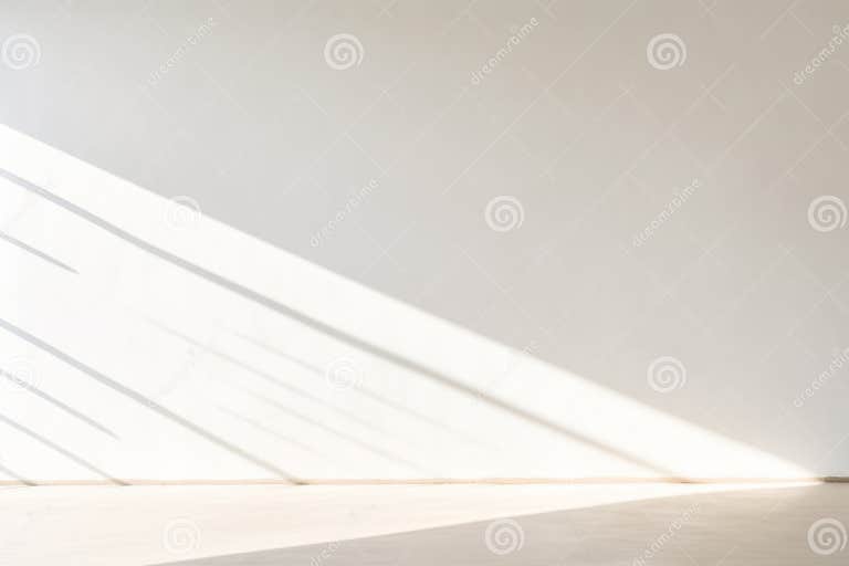 Abstract Background with Light and Shadows. Sun Light and Soft Shadows ...