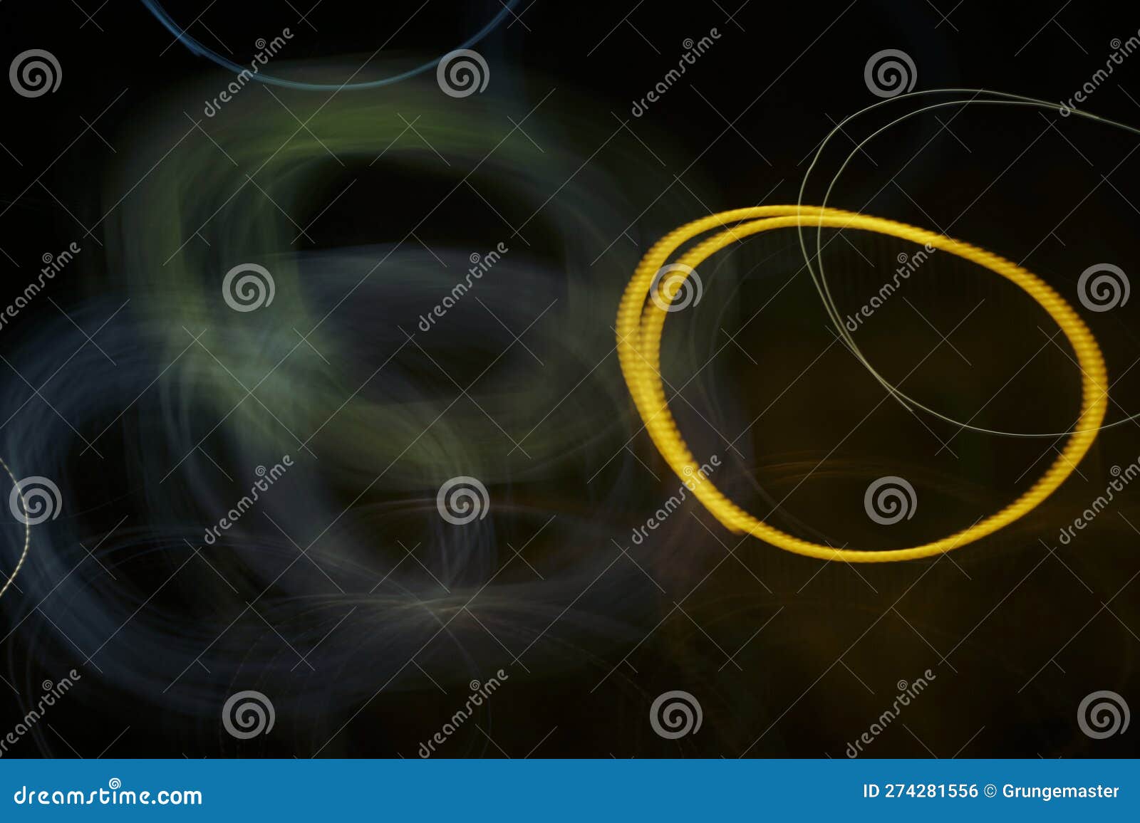 Abstract Background, Light Tracks Using Icm Technique Stock Photo ...