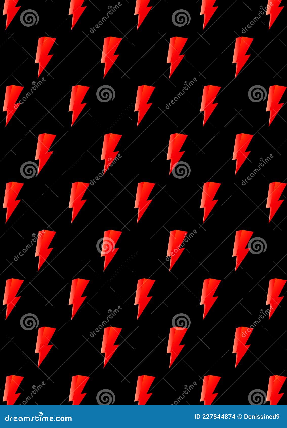 Abstract Background, Lighting Bolt, Poster Design Template. Colorful ...