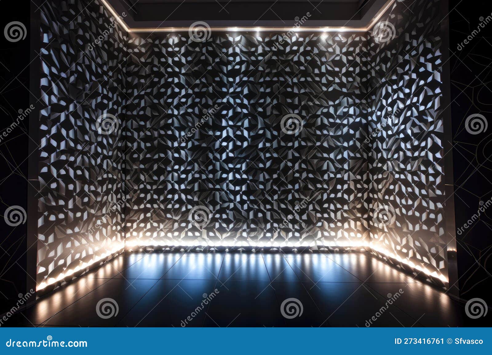 Abstract Background with Lighting Effects and Light Reflection on the ...