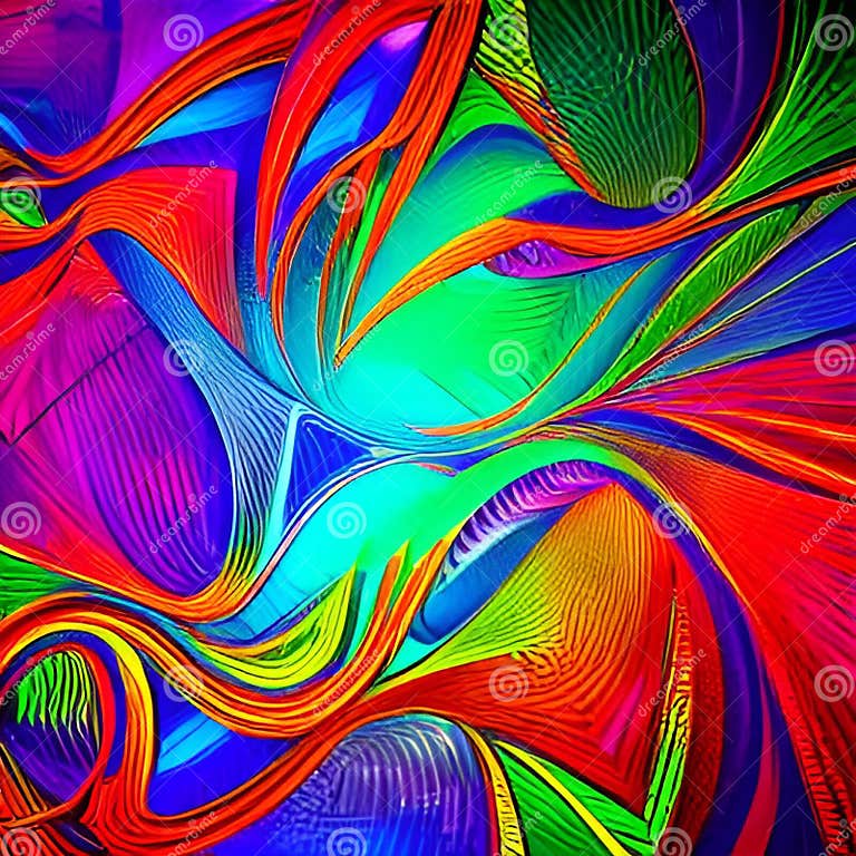Abstract Background with Lines, Colour and Patterns. Concept of Cover ...