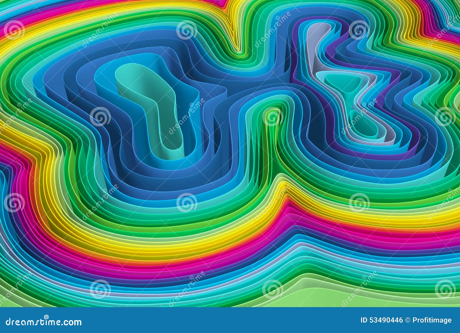 Abstract Background with Lines Wave Color Stock Illustration ...