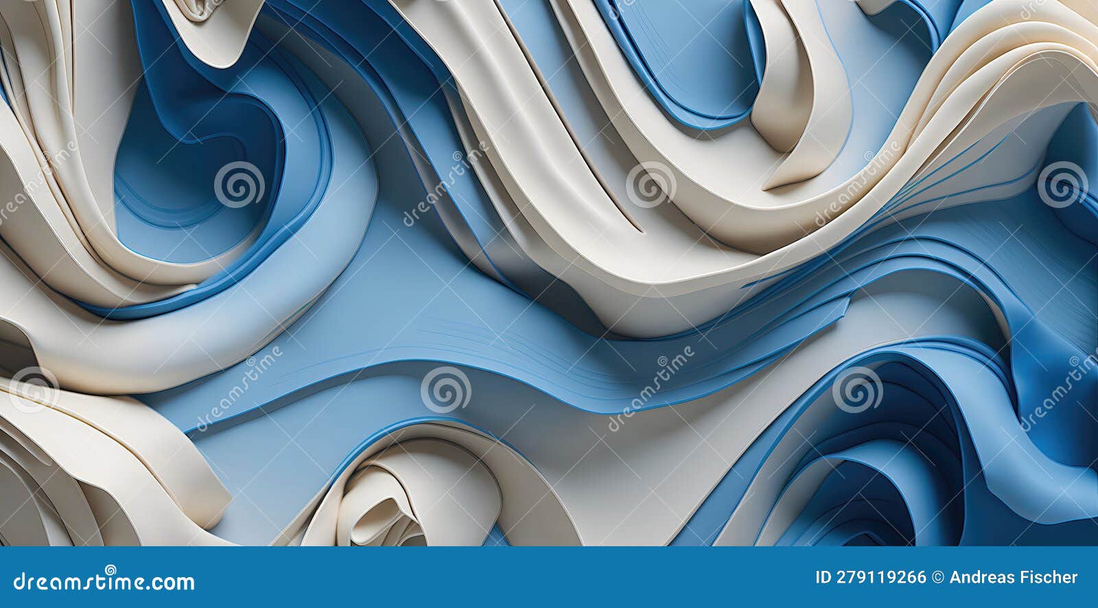 Abstract Background, Liquid Texture, Blue, White Color. Stock ...