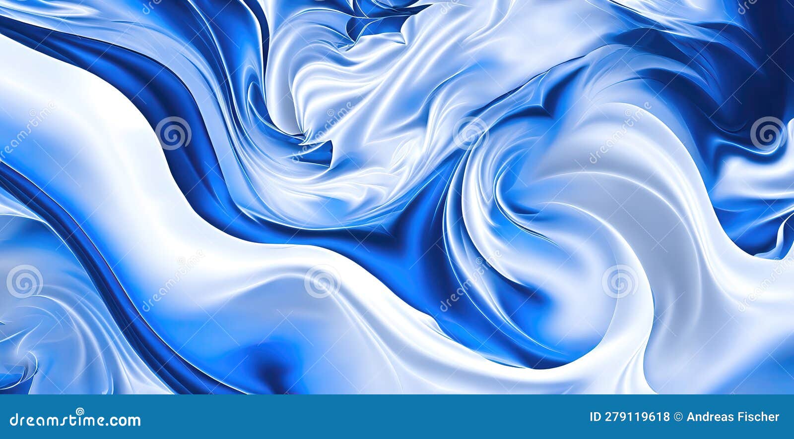 Abstract Background, Liquid Texture, White and Blue Color. Stock ...
