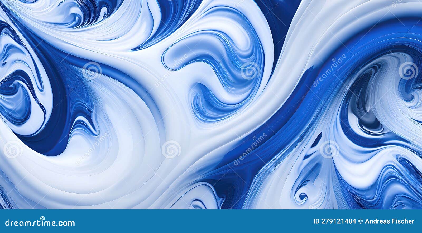 Abstract Background, Liquid Texture, White and Blue Color. Stock ...
